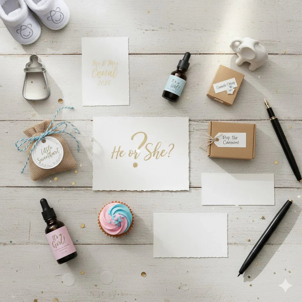 Creative Gender Reveal Ideas with Custom Labels – iCustomLabel