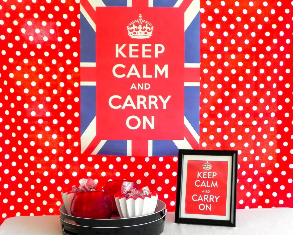 Keep Calm & Party On Theme Party – iCustomLabel