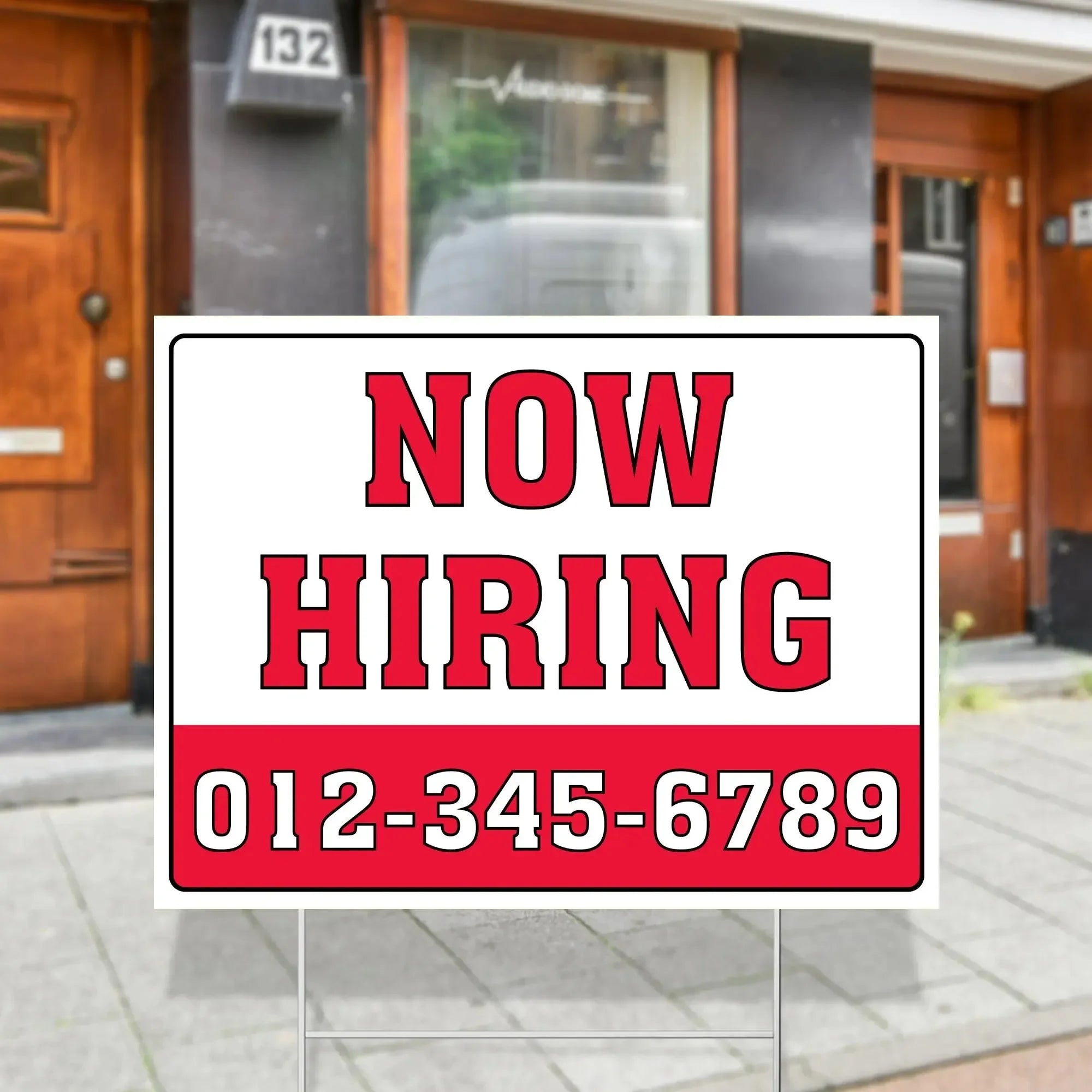 Now Hiring Yard Sign | Help Wanted Signage – iCustomLabel